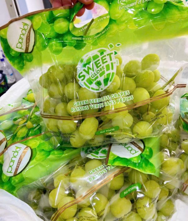 Nho xanh Sweet Globe Pandol Mỹ (1Kg)
