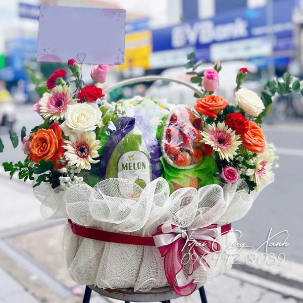 Giỏ trái cây 1 triệu - Trái Cây Xanh - Cửa hàng/Shop Trái Cây Nhập Khẩu